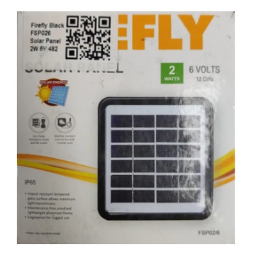 Firefly Solar Panel 2W 6V 12 Cells - FSP02/6 | Shopee Philippines
