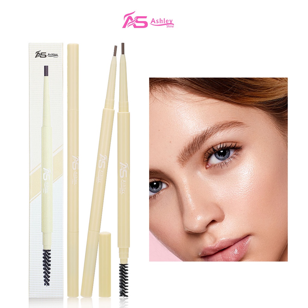 Ashley Shine Double Heads Eyebrow Pencil Long Lasting Waterproof ...