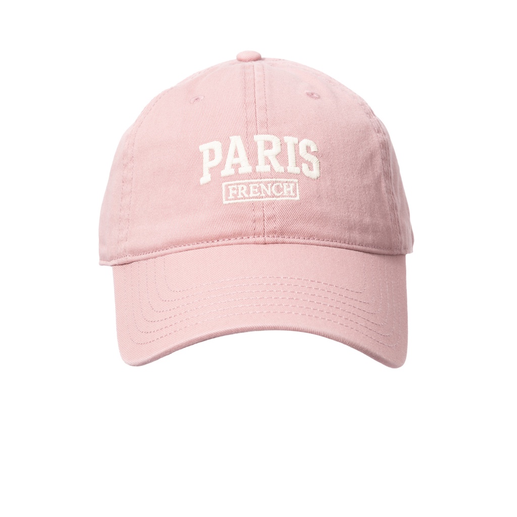 MINISO Romantic Paris Embroidery Baseball Cap (Pink) | Shopee Philippines