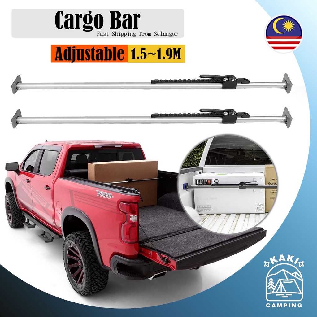Adjustable Ratcheting Cargo Bar 1500mm - 1900mm 4x4 Truck Bed Pickup ...