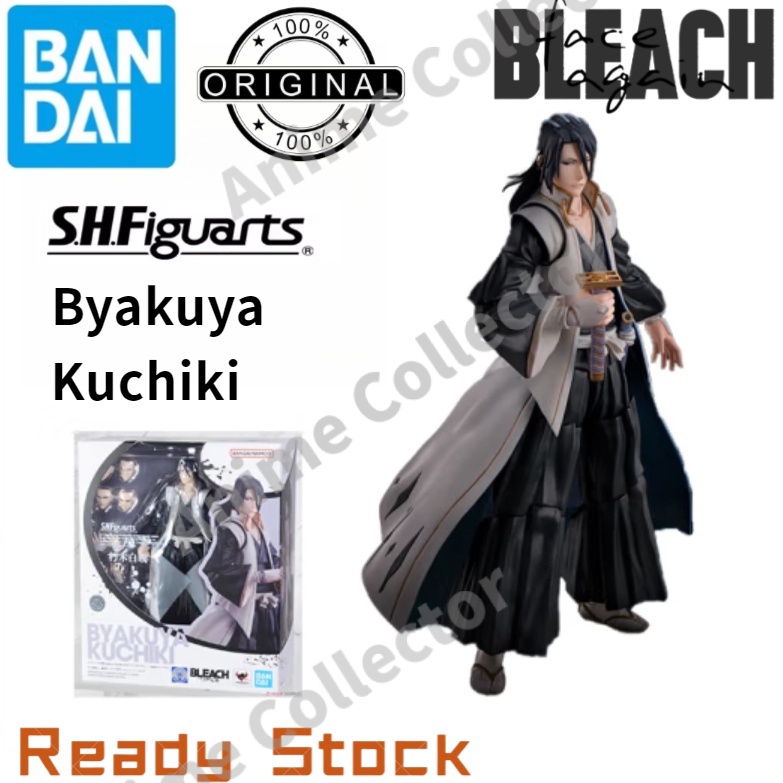 【In Stock】BANDAI SHF S.H.Figurarts Kuchiki Byakuya Bleach Action Figure ...
