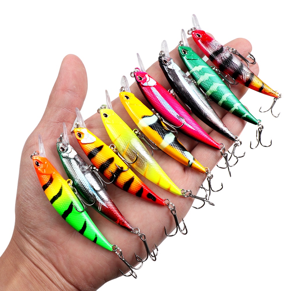 Lure For Fishing 7cm/9g Minnow Sinking Fishing Lure Fishing Gear Ghost ...