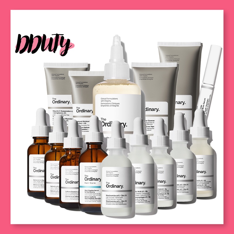 The Ordinary Collection (Alpha Arbutin, Caffeine, Glycolic, Hyaluronic ...