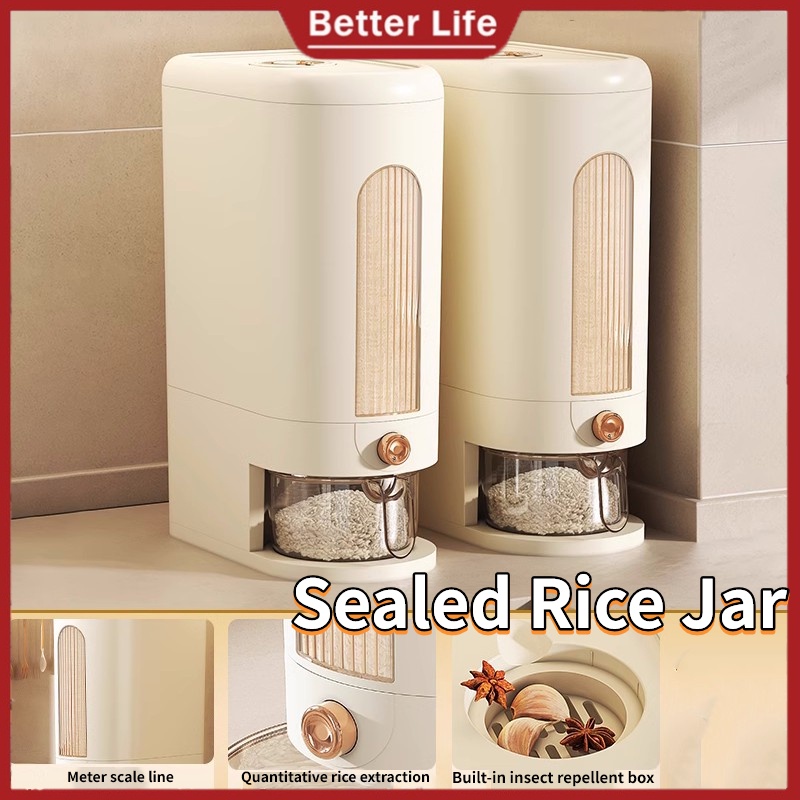 Rice Bucket Household Insect Proof Moisture-proof Sealed Canned Rice ...