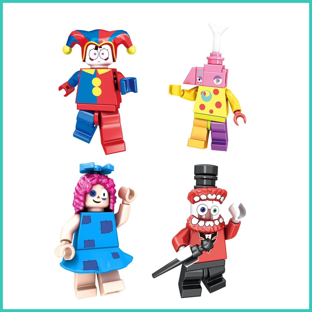 The amazing digital clown Magical Digital Circus Building Blocks Toy ...