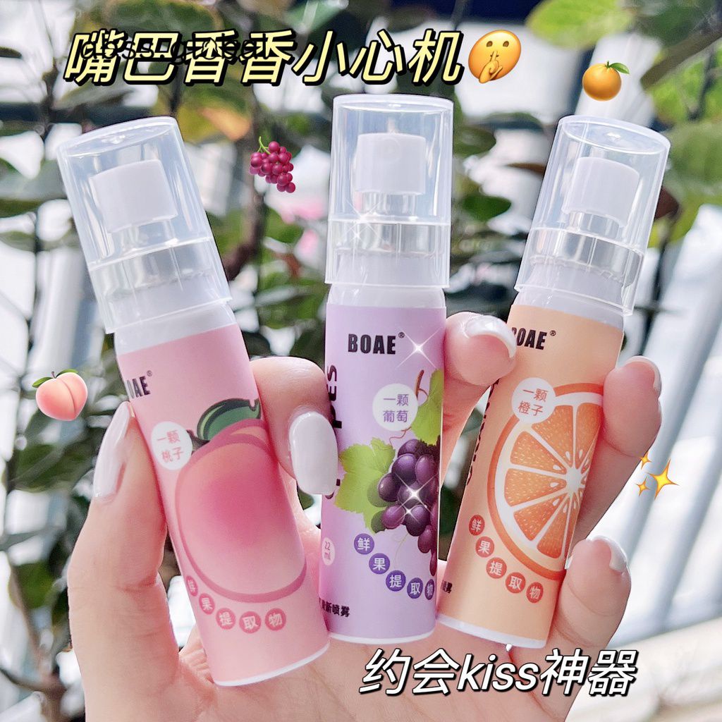 Boae Peach Mouth Spray Mouth Breath Freshener Spray To Get Rid Of Bad ...