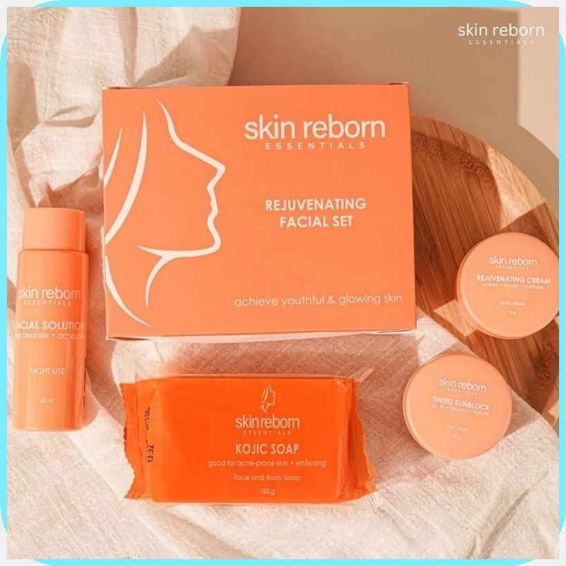 SKIN)K)REBORN'Rp/REJUVENATING}sp>SET)Bu>authentic)zu>and)fP>effective! | Shopee Philippines