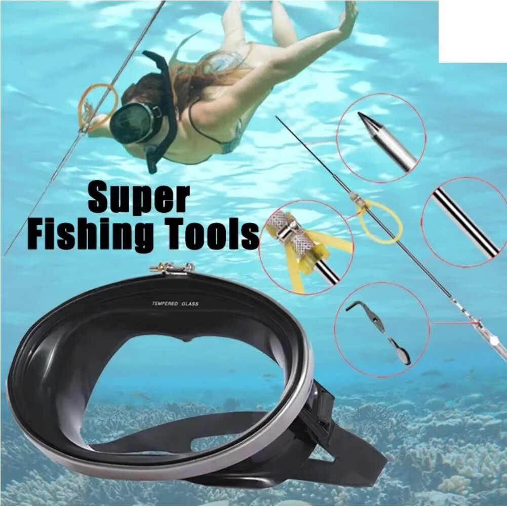 Diving Harpoon For Fishing Loach Eel Lobster Durable Stainless Steel ...