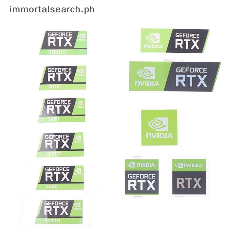 imm RTX 3090TI 3080TI 3070 3060 desktop sticker laptop graphics card ...
