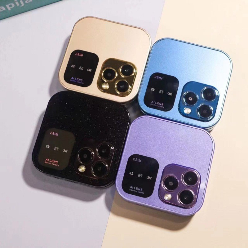 PJFW Mini Flip Phone Original Factory mtk-i16pro Flip Phone Dual SIM 2G ...