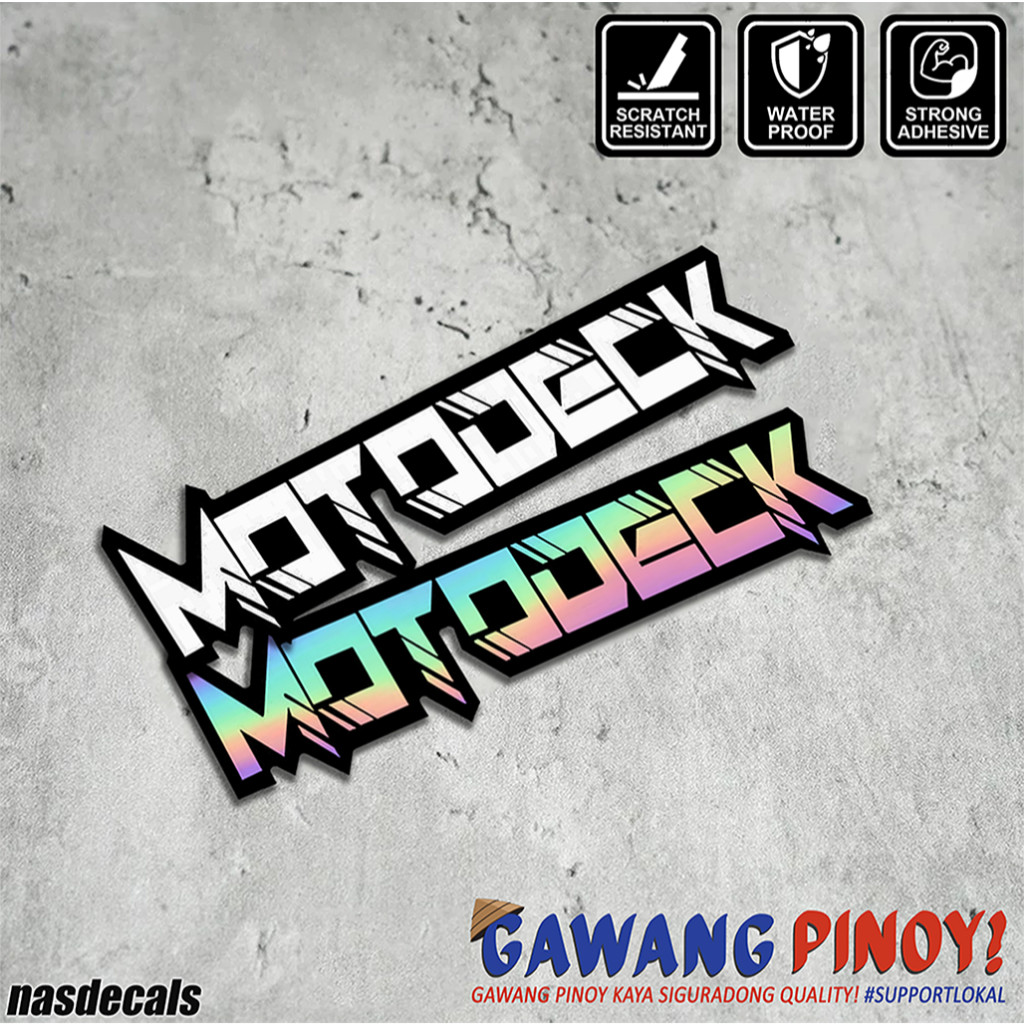 Motor Sticker for Motorcycle Accessories Motodeck Decals Vinyl Sticker ...