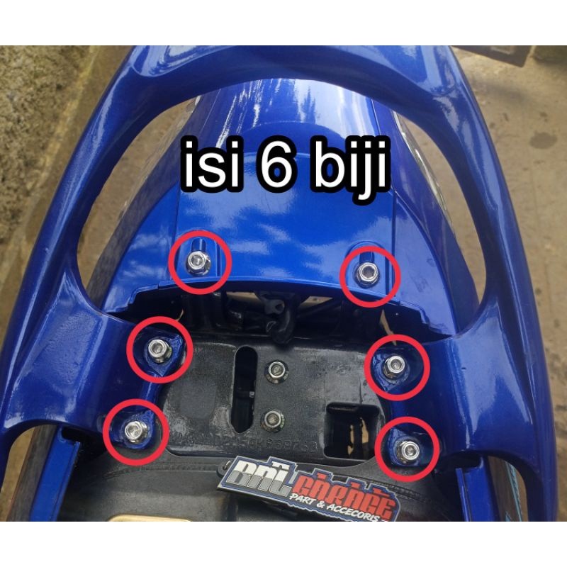 Mio stirrup bolts and body joints contain 6 original Thai stanles ...