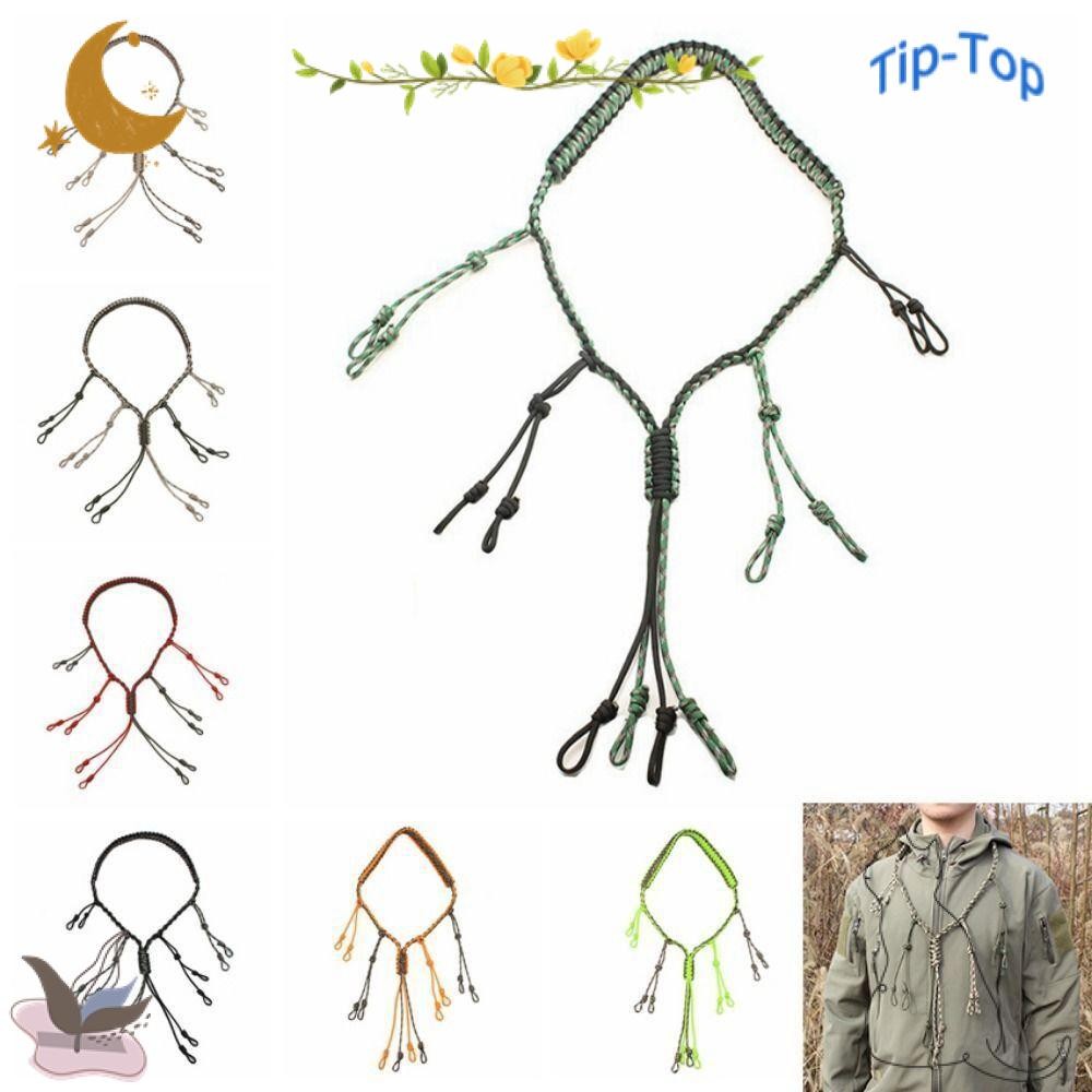 TIP-TOP Duck Call Lanyard, Weave Dacron Umbrella Rope Loops ...