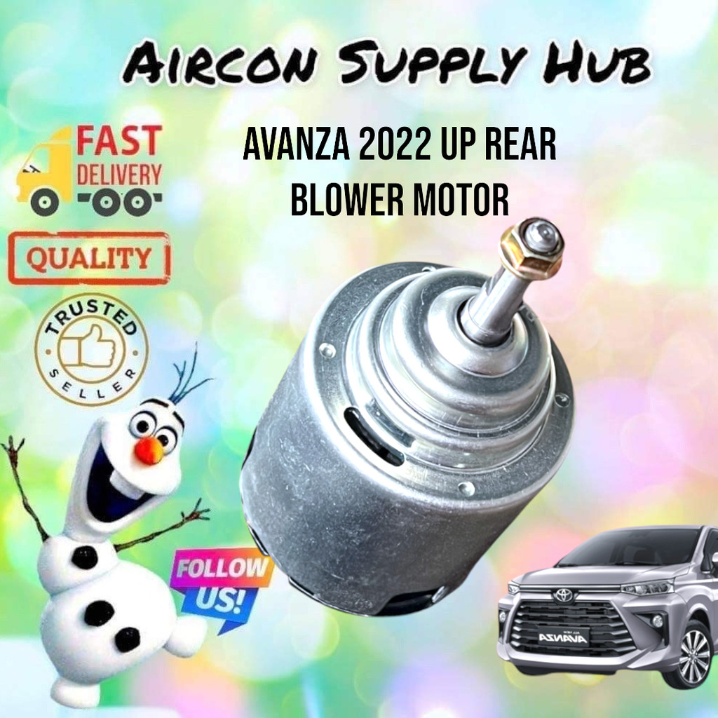 Toyota Avanza 2021-2024 REAR Blower Motor Car Aircon parts ASH | Shopee ...