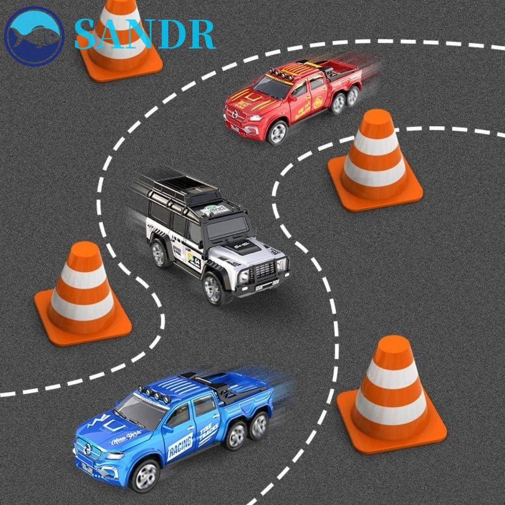 SANDR Mini Racing Car, 5-Channel Remote Control Electric Off-road ...