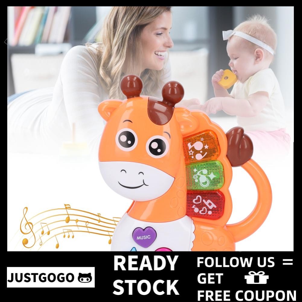 Justgogo Children Electronic Piano Toy Educational Giraffe Keyboard ...