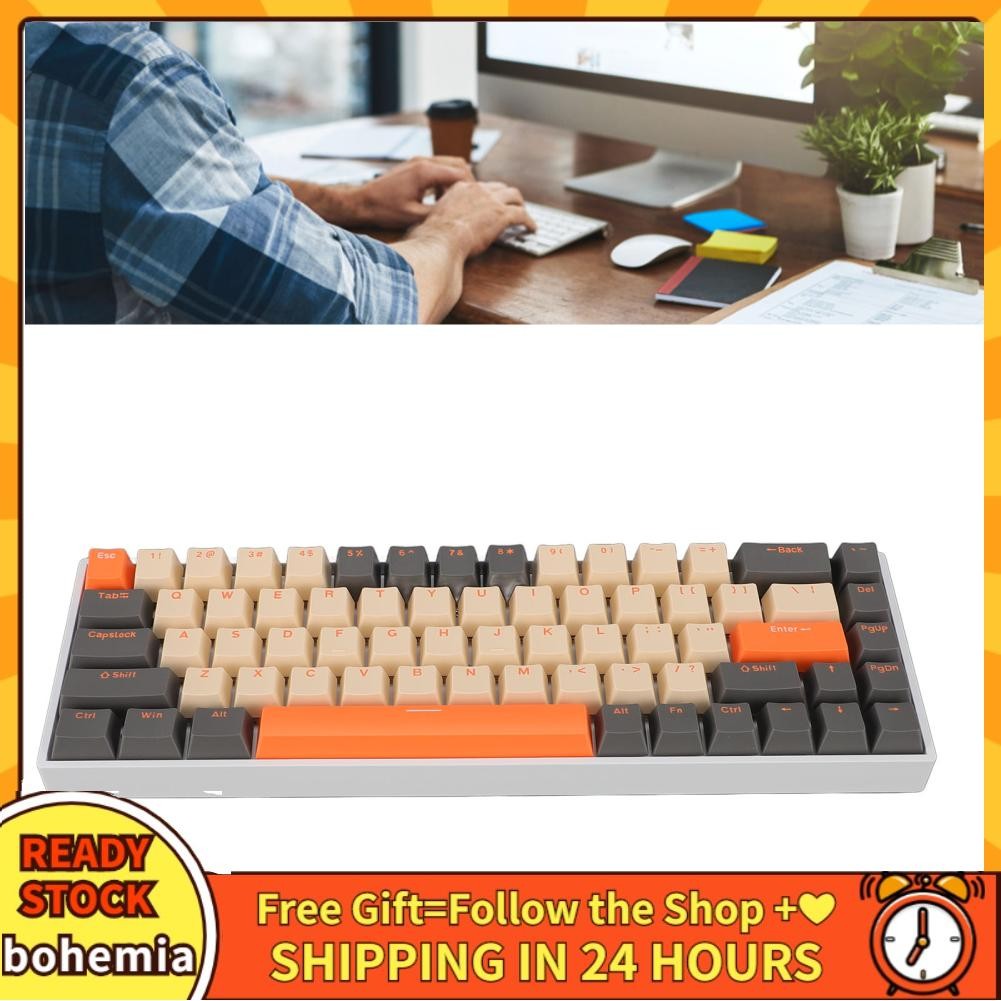 Bohemia EBTOOLS Wired Gaming Keyboard Blue Switch Adjustable Brightness Comfortable Typing Full ...