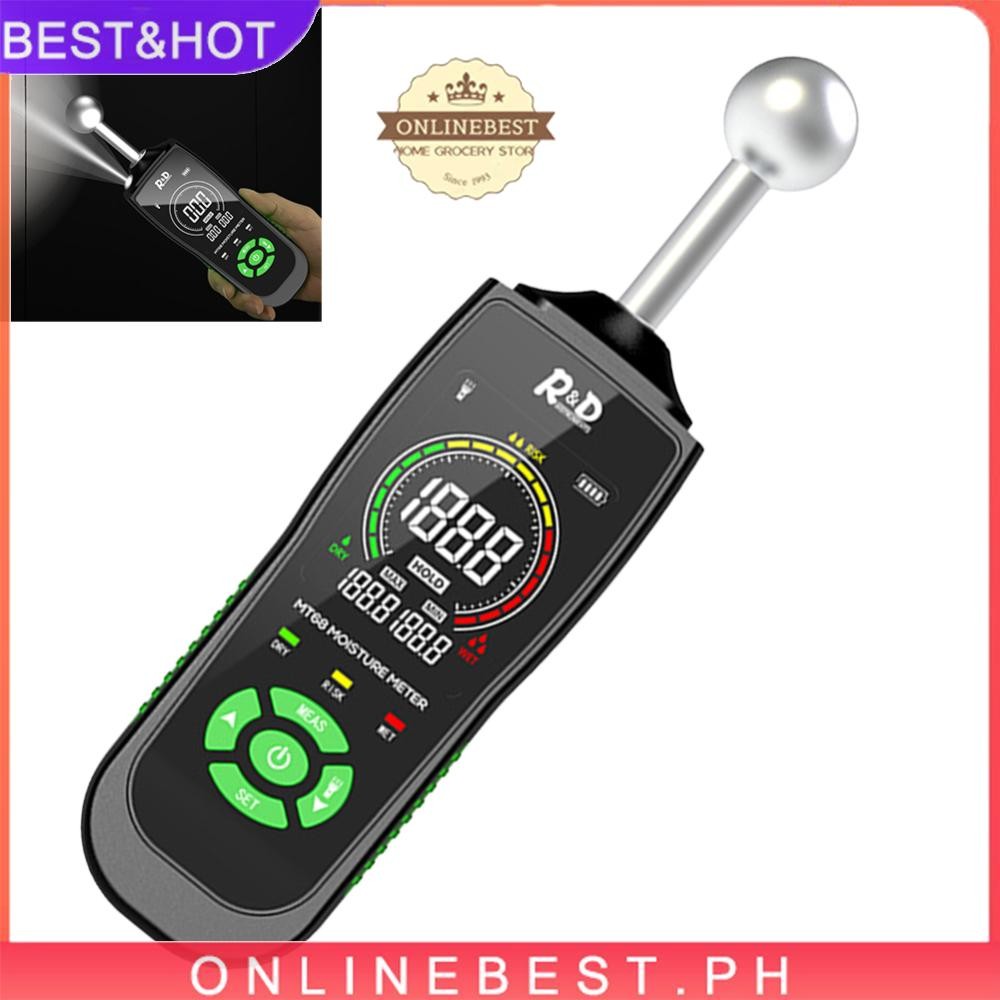 Digital Non-Invasive Moisture Meter Damp Meter for Wall Floor Tiles ...