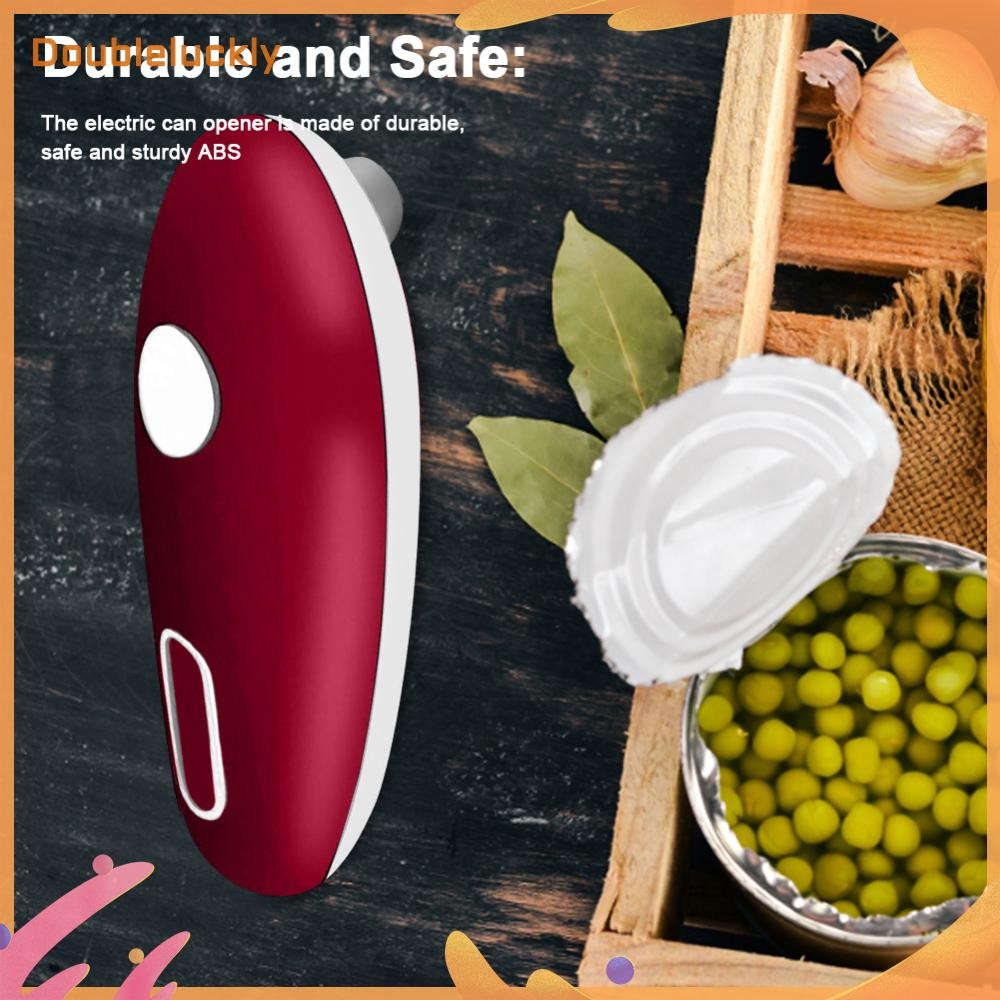 Electric Can Opener One Touch No Sharp Edge Can Opener Machine Kitchen ...