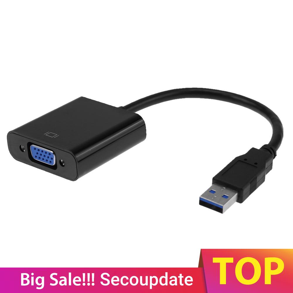 Usb to VGA Adapter 1080P Multi-Display Video Graphics Card Conversion ...