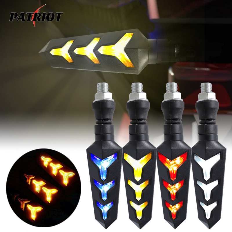 Blinker Flashing Running Water Warning Light / Motorcycle LED Flexible ...