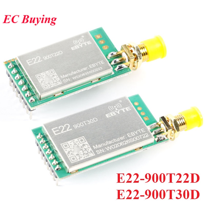 LoRa SX1262 Wireless Module 915MHz 868MHz 22dBm 30dBm RF Long Distance ...