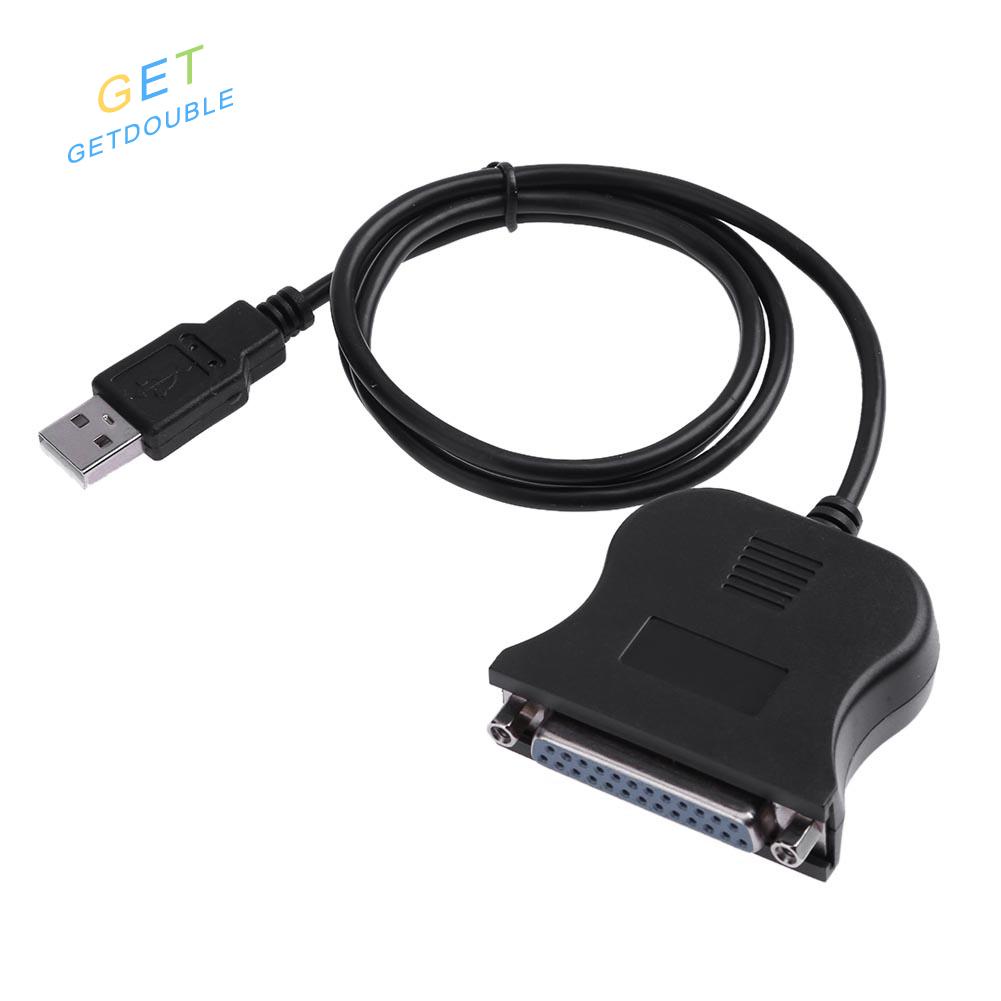 USB 2.0 Male to 25 Pin DB25 Female Parallel Port Printer Adaptor Cable ...