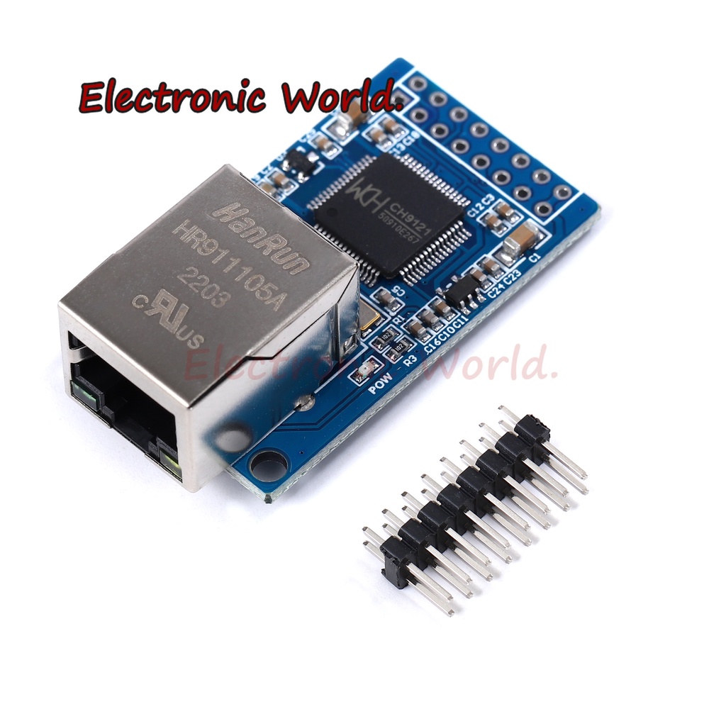 CH9121 UART Serial Port to Ethernet Network Module TCP/IP 51/STM32 3.3V ...