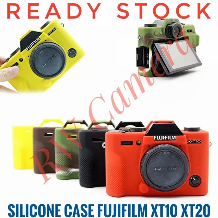 Silicone Case Fujifilm XT10 XT20 Silicone Rubber Cover Fuji Armor Skin ...