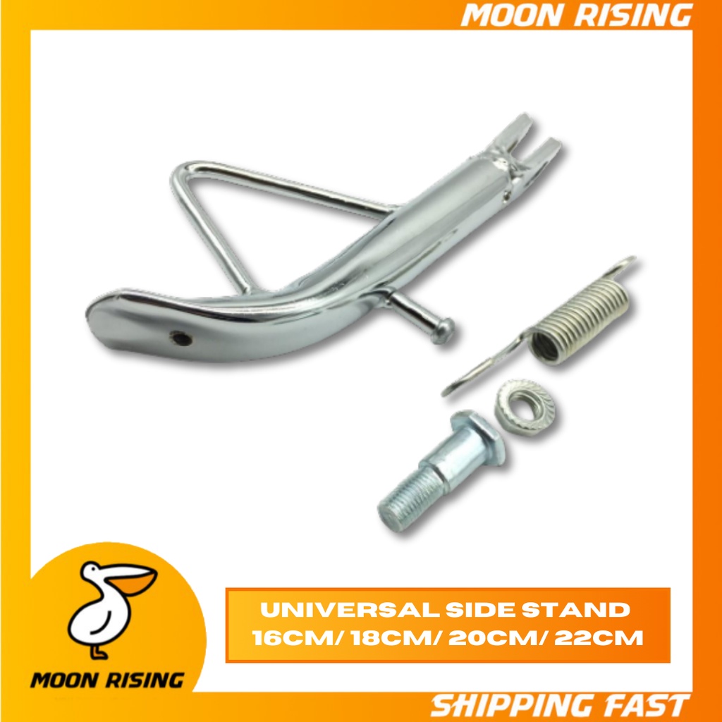 MOTORCYCLE UNIVERSAL SIDE STAND 16CM/ 18CM/ 20CM/ 22CM [MOON RISING ...