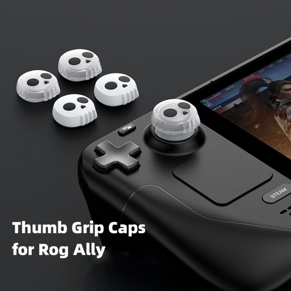 Silicone Skull Thumb Grip Caps for Rog Ally & ROG Ally X / Steam Deck ...