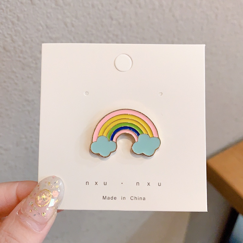 [Rainbow] Slidable Personalized Social Battery Enamel Brooch MY SOCIAL BATTERY Mood Conversion ...