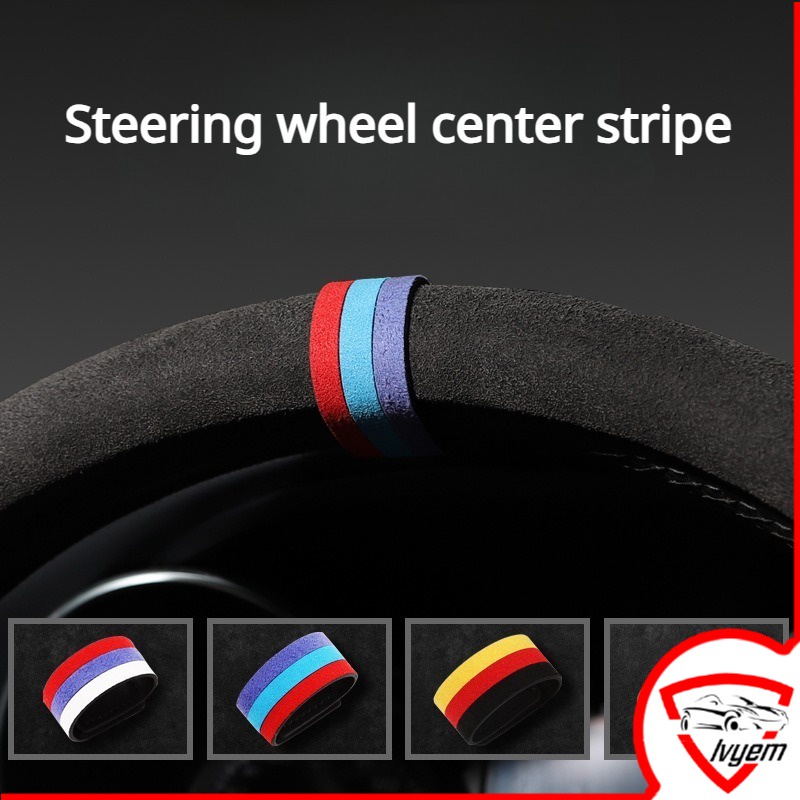 Universal Car Steering Wheel Stripe Colored Markers Decal Sticker ...