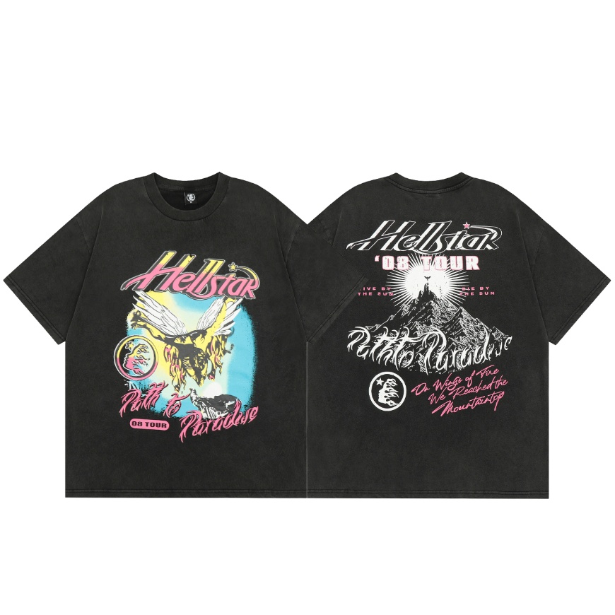 Hellstar Studios Vintage Hell Star Smile Earth Wash Old Round Neck ...