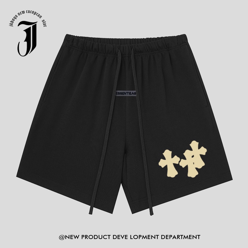 FOG shorts athleisure men's and women's cotton print shorts trendy high ...