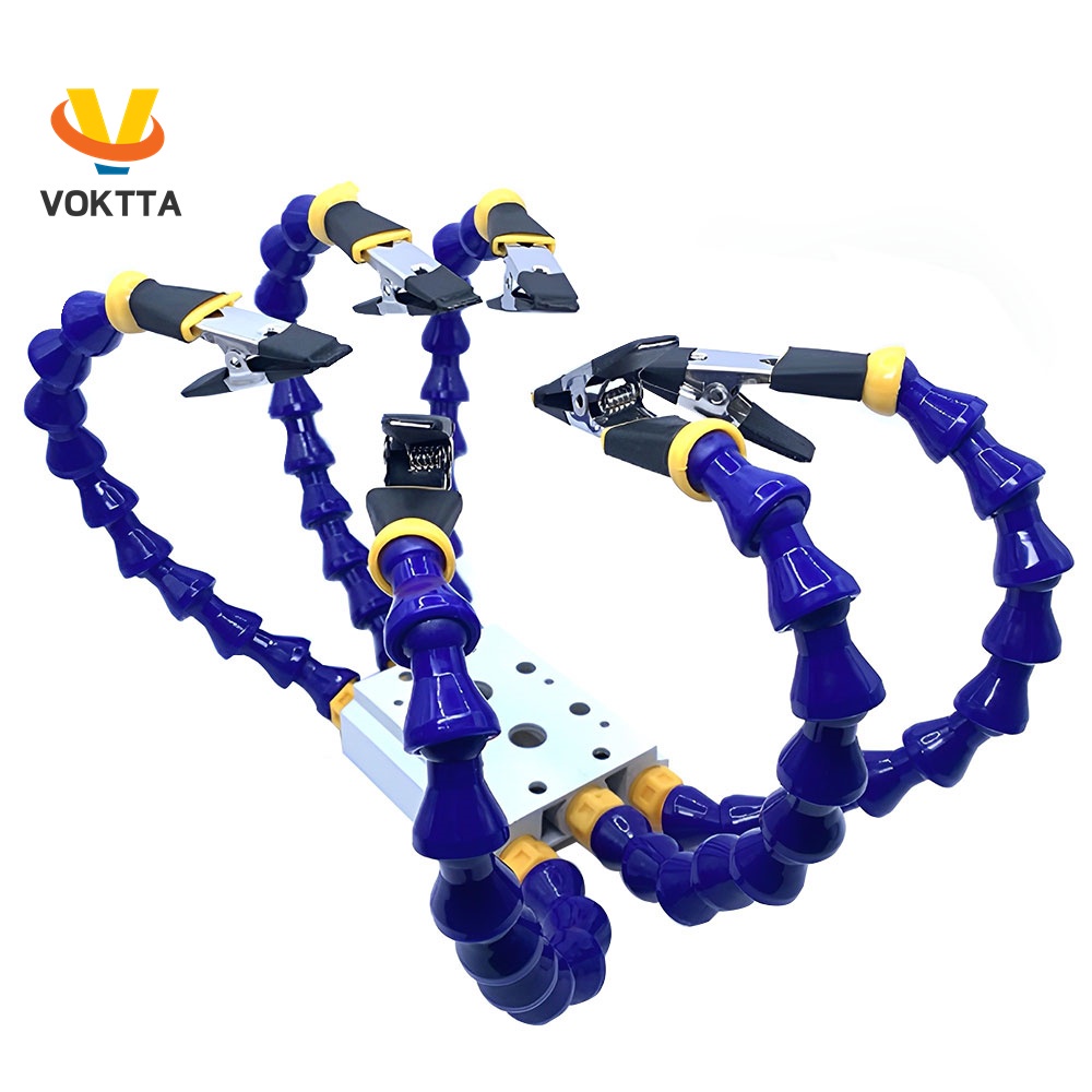 VOKTTA Octopus Soldering Helping Hands Bench Vise Table Clamp with ...