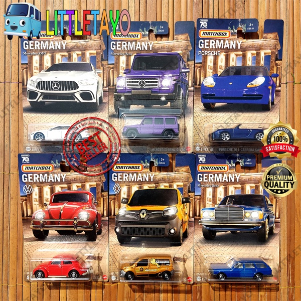 Matchbox Germany F Series Mercedes Benz G 550 AMG W 123 Porsche 911 ...