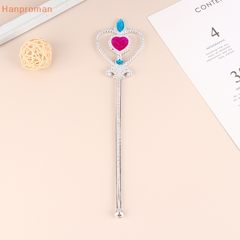 Hanproman> 1Pc Girls Princess Crown Magic Wand Bridal Crown Crystal ...