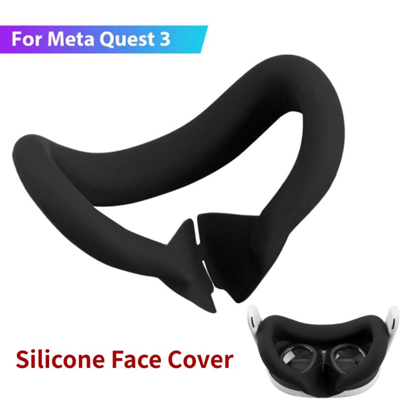 [READY STOCK] Replacement Silicone Face Cover for Meta Quest 3 VR ...