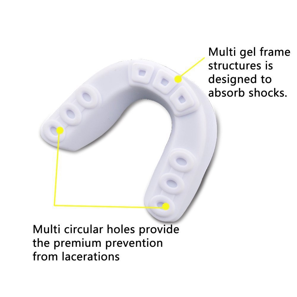 Kids Boxing Gum Shield with Storage Case Mouth Guard Double Colored ...