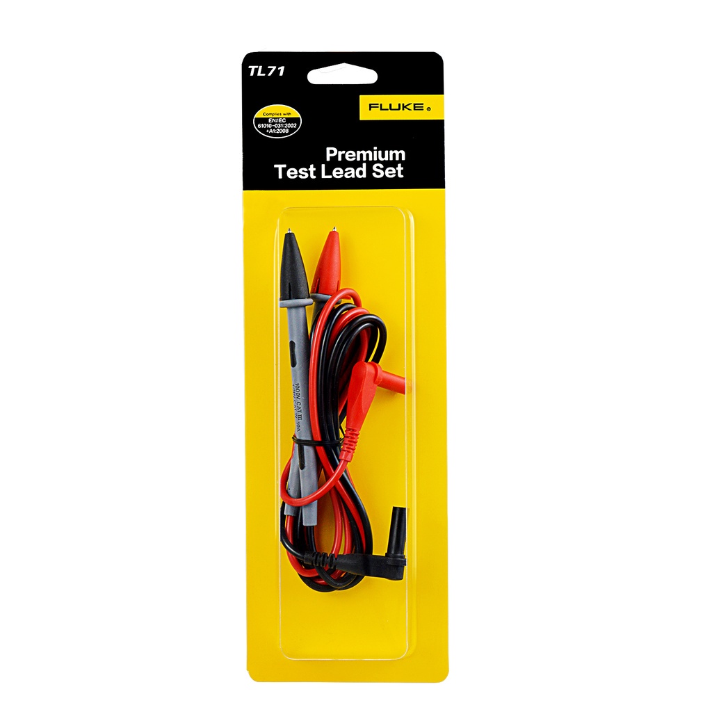 FLUKE TL71 Test Lead Set Right Angle For Multimeter Dedicated Probes ...