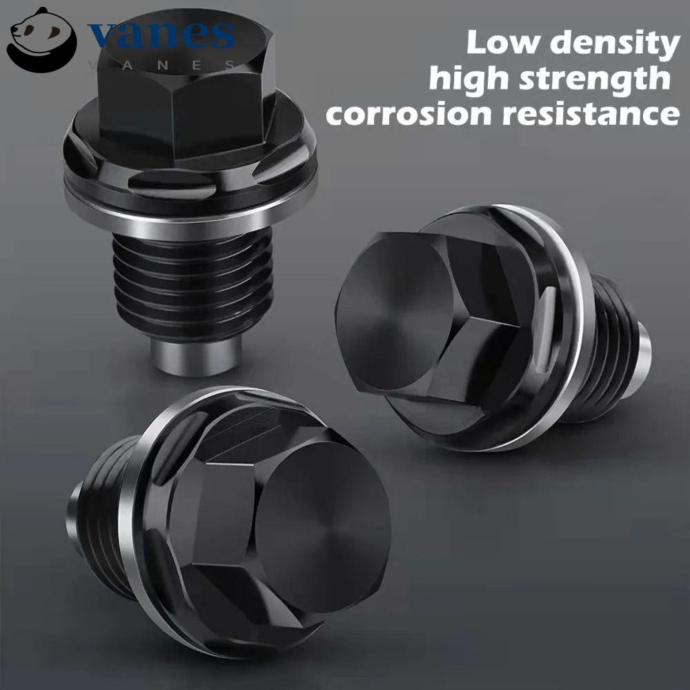 VANES Magnetic Oil Drain Plugs, Aluminum M12/M16/M20 Engine Drain Nut ...