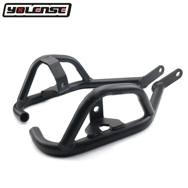 Black Motorcycle Engine Guards Bumper Crash Bar Frame Sliders ...