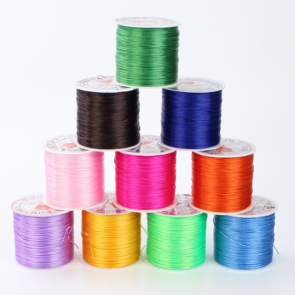 60M/roll 0.8mm Stretchy String Elastic Cord Beading Thread for ...