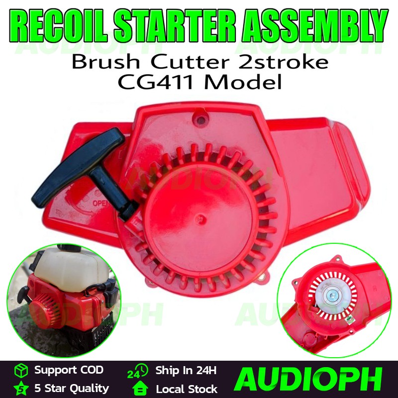 CG411 / EC04 Recoil Starter Assembly Fujihama Robin 2 Stroke Grass ...