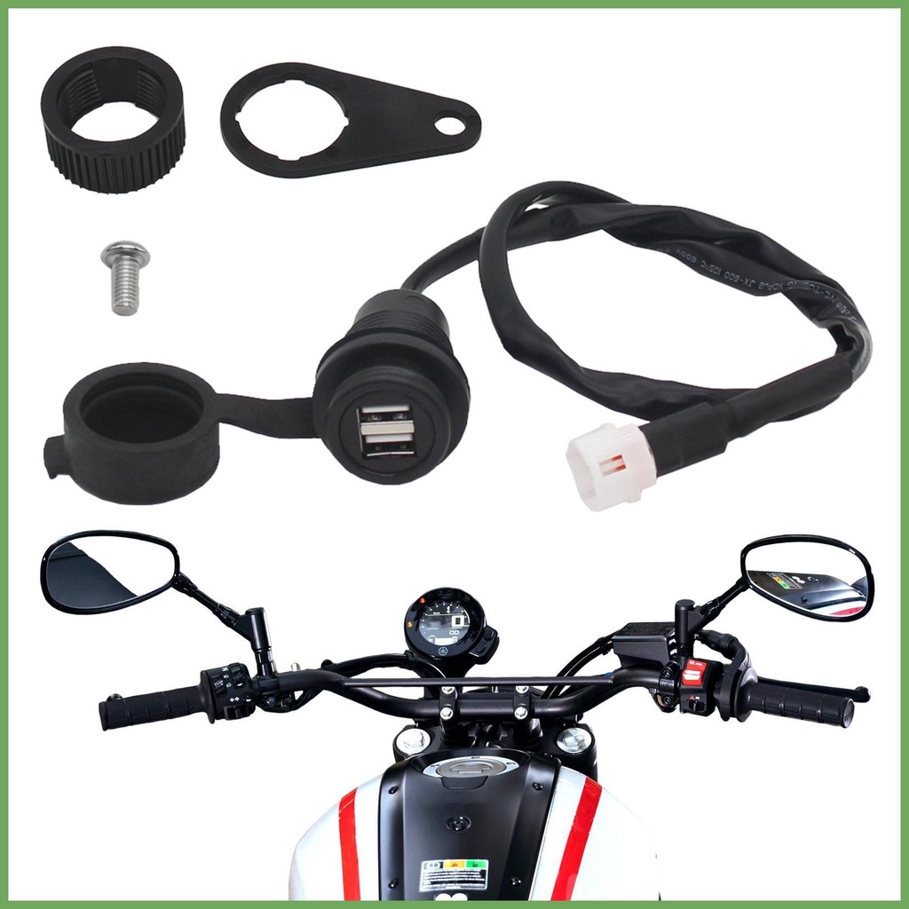 for Yamaha Mt09 2017 2021 Mt-09 Sp Xsr900 Tracer 900 Mt07 Xsr700 Motorcycle Accessories Dual USB ...