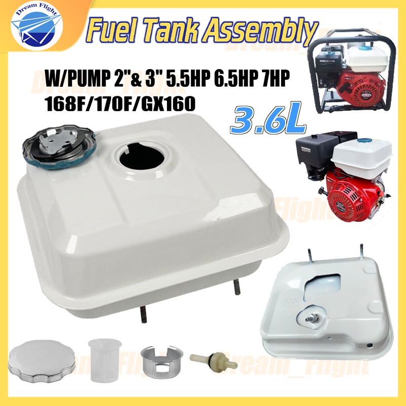 Fuel Tank Assembly GX160 5.5hp 6.5hp 7.5hp 8hp Gasoline Engine/ Water ...