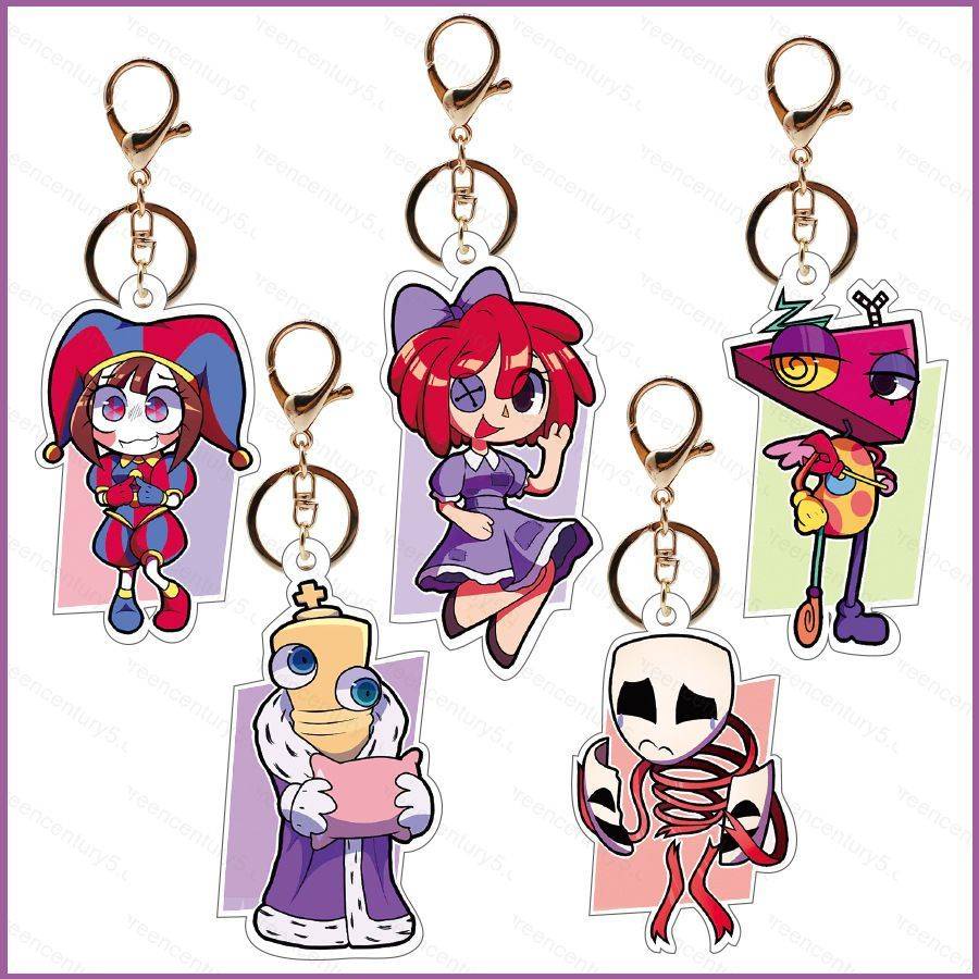 CWC THE AMAZING DIGITAL CIRCUS acrylic keychain Pamini Caine cartoon ...