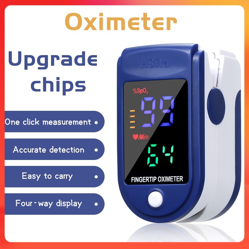 Portable Fingertip Pulse Oximeter OLED Pulse Oximeter Display Home ...