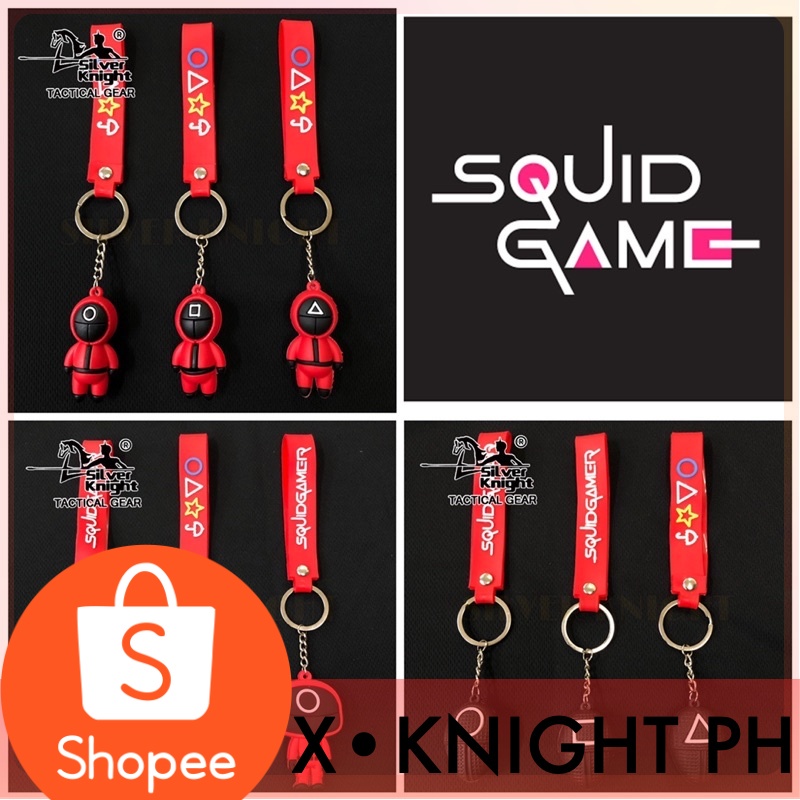 Squid Game 3D Keychain Pendant Backpack Pendant Trending Korean Movie ...